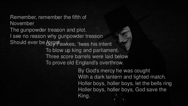 Remember, remember the fifth of November | JRB Publications