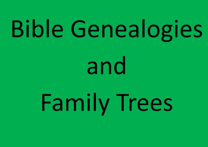 Bible Genealogies and Family Trees | JRB Publications